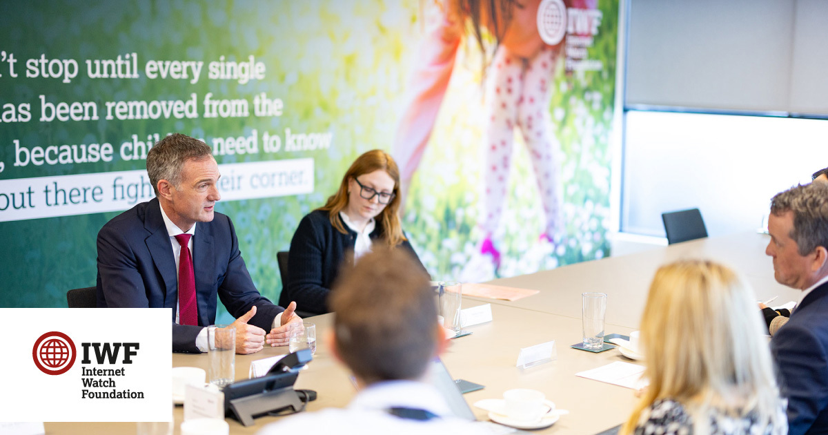 Technology Secretary Peter Kyle visits IWF to Discuss Online Harms