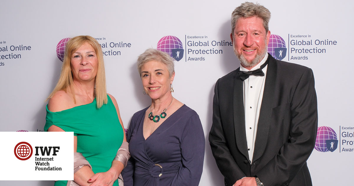 IWF CEO & Hotline Director win at Excellence in Online Protection Awards